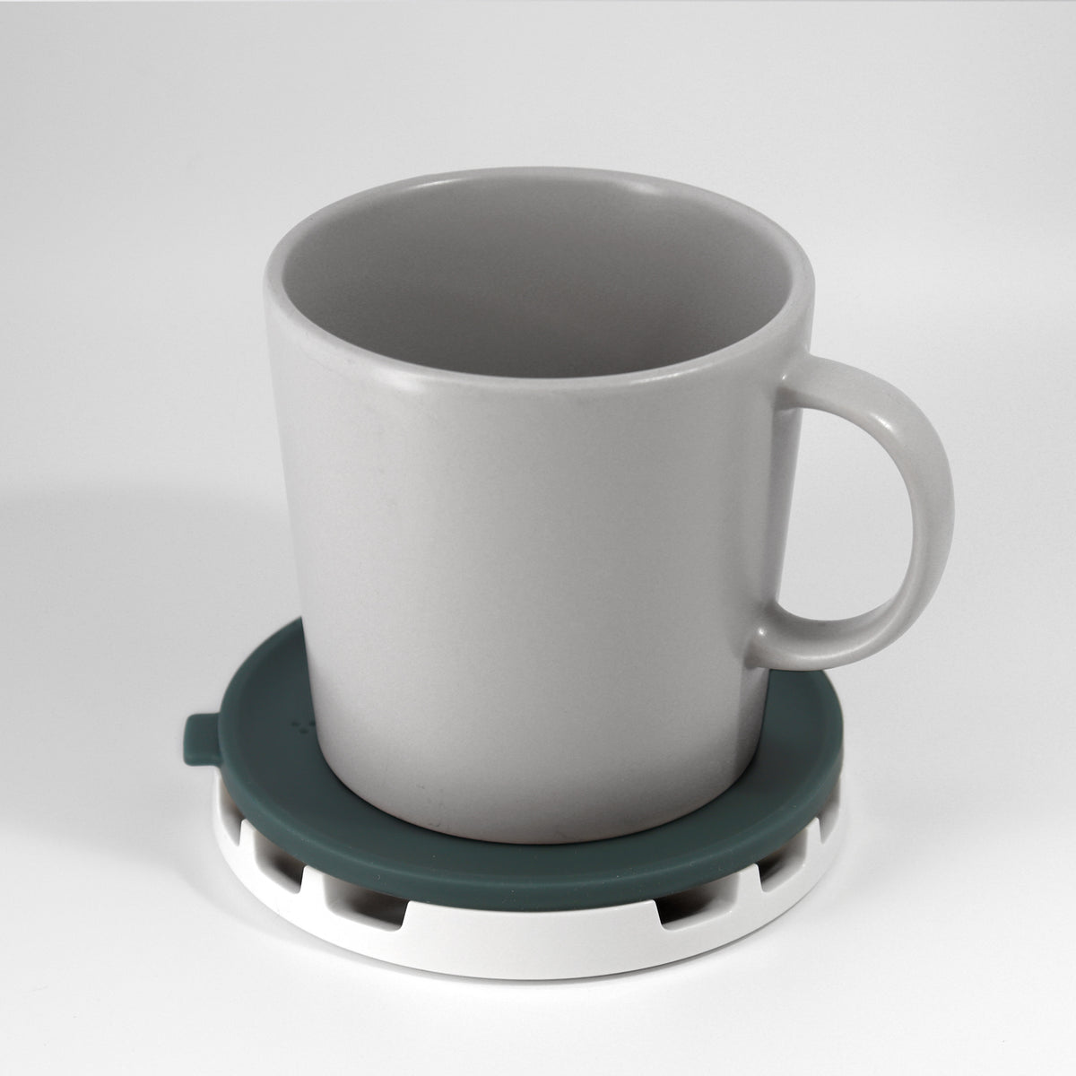 [2pack of Mug mate] Multi-purpose silicone lid & coaster (Green ...